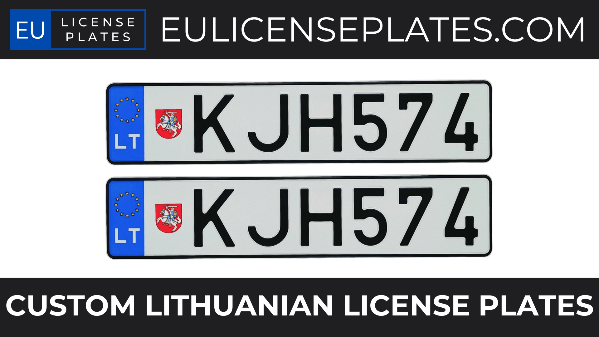 LITHUANIAN LICENSE PLATES - CUSTOM LITHUANIA LICENSE PLATES