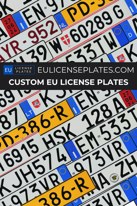 EULICENSEPLATES.COM - Custom European License Plates