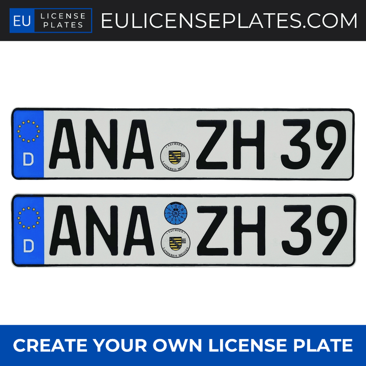 German License Plates – Custom Germany Replica Plates