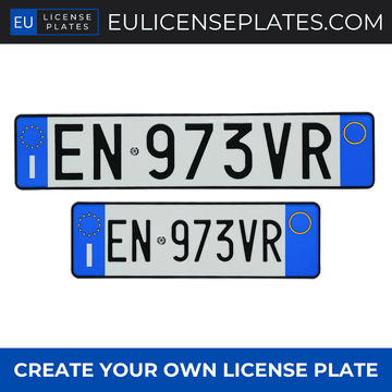 Custom European License Plates – Italian, Austrian, Dutch and Belgian